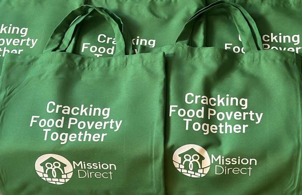 Cracking Food Poverty Together Tote Bag | Mission Direct